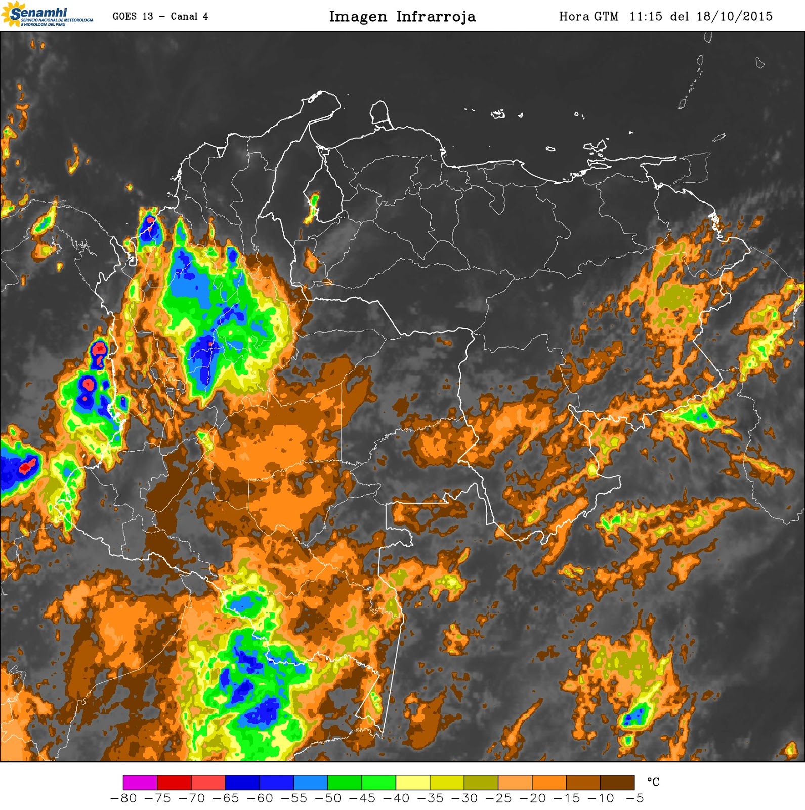 El tiempo meteorológico en Venezuela: Previsión meteorológica para ...
