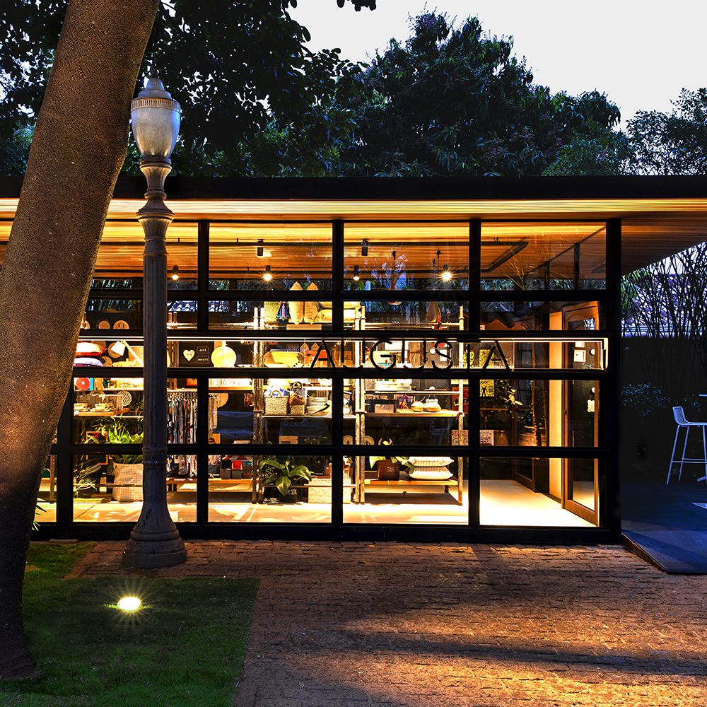 Prefab Glass Walls Store/Shop with Metal Frame: Prefab Modular Homes ...