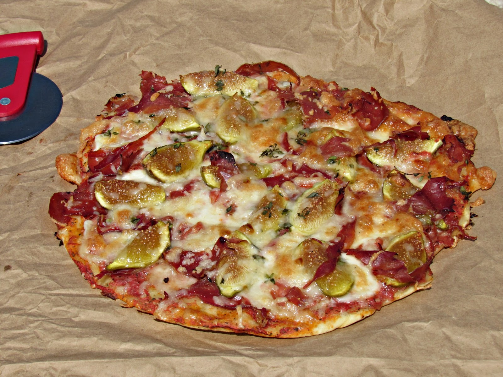 De aprendiz a chef: Pizza de figos e presunto