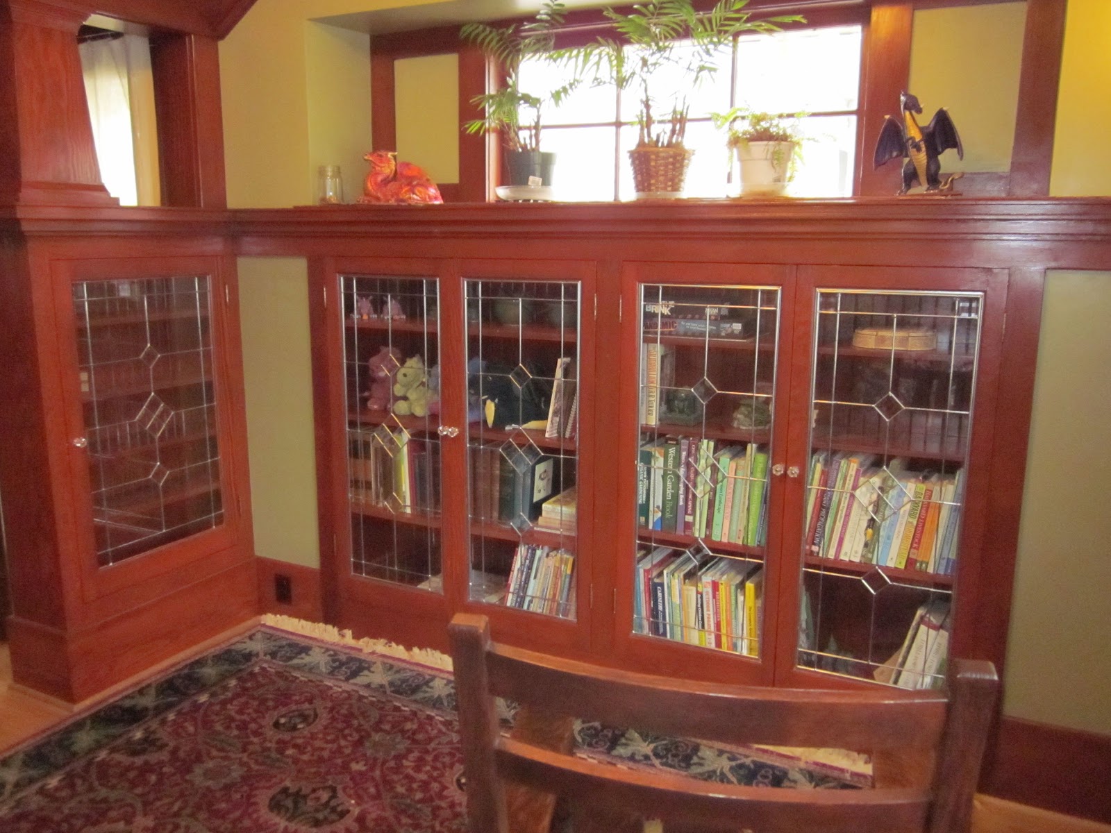 Laurelhurst Craftsman Bungalow: Parlor Leaded Glass Complete!!
