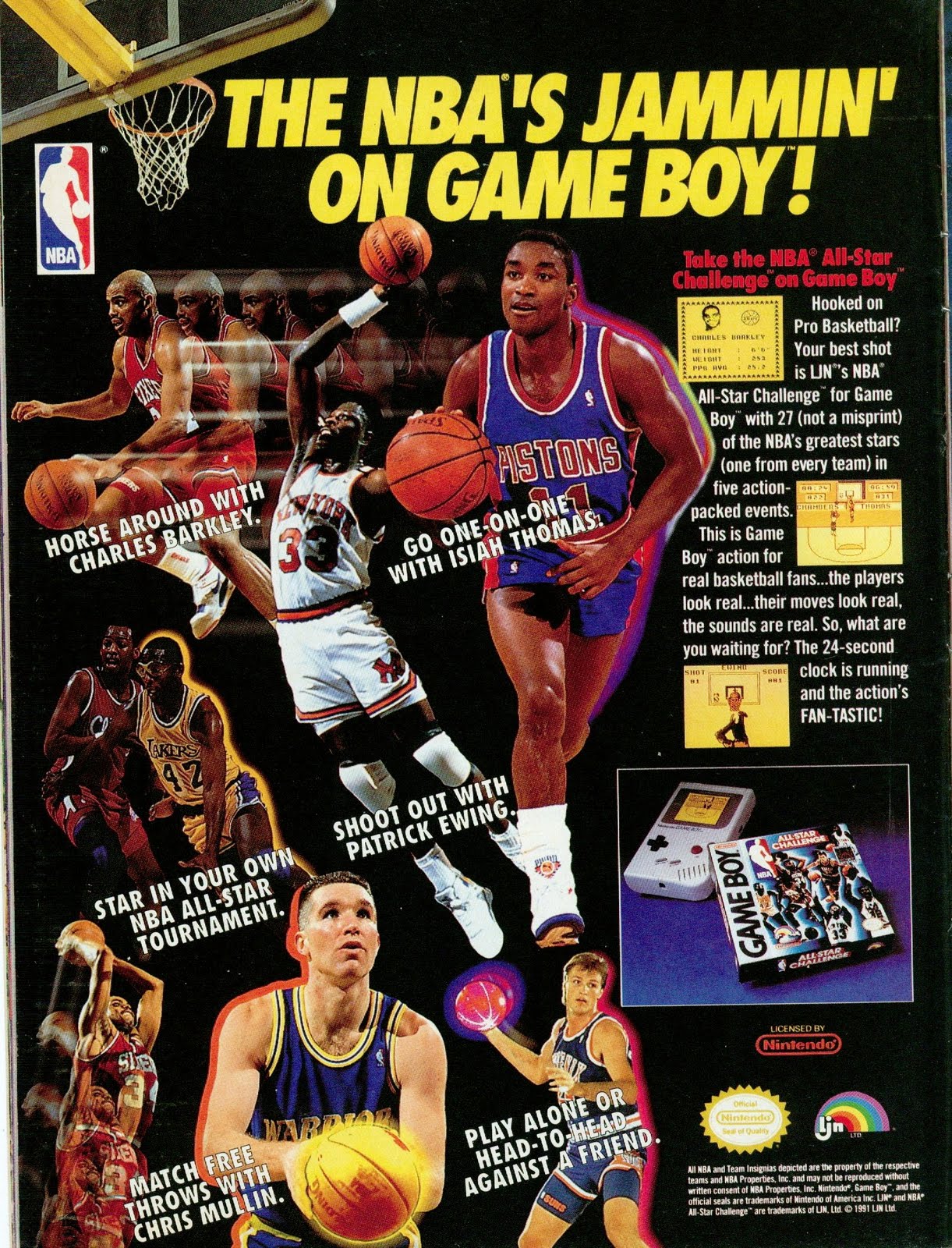 Ads From The Past 175: NBA All-Star Challenge (Gameboy)