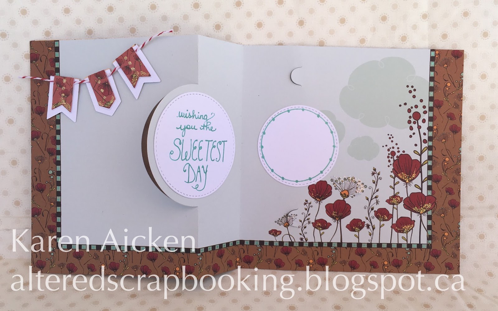 Altered Scrapbooking: WIDE Birthday Pull Card