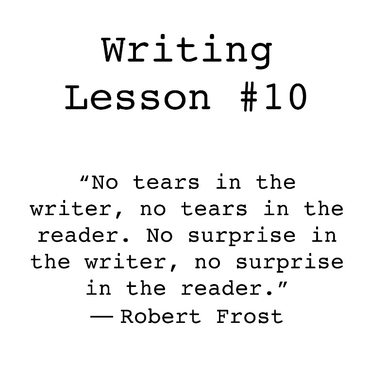Coffee Break Tales: Writing Lesson #10 - Robert Frost