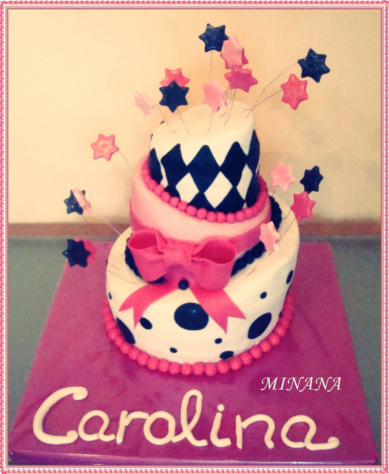 MINANA: Tarta Inclinada para Carolina