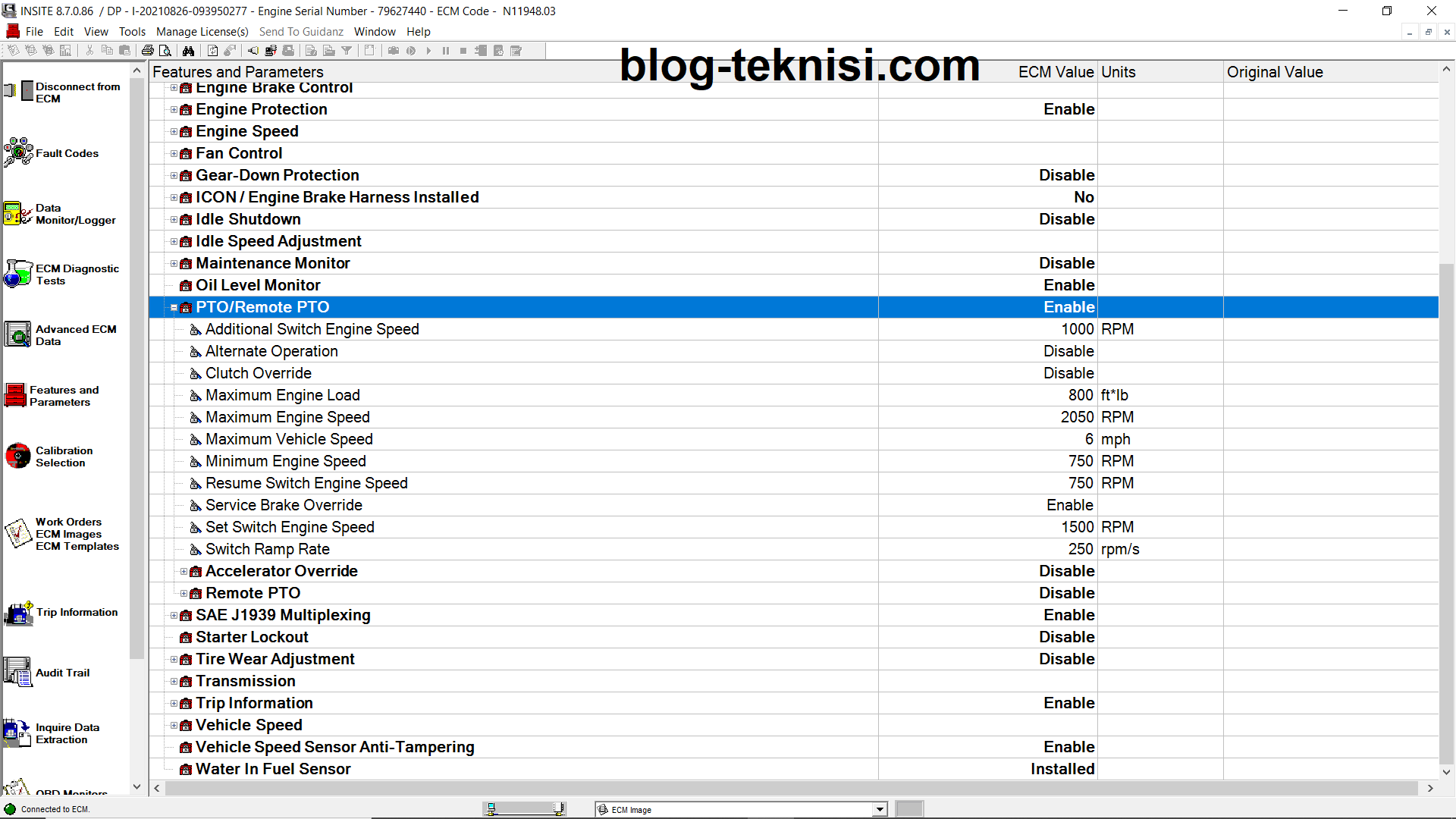 Power Take-Off (PTO) Operation on CUMMINS Engines - Blog.Teknisi