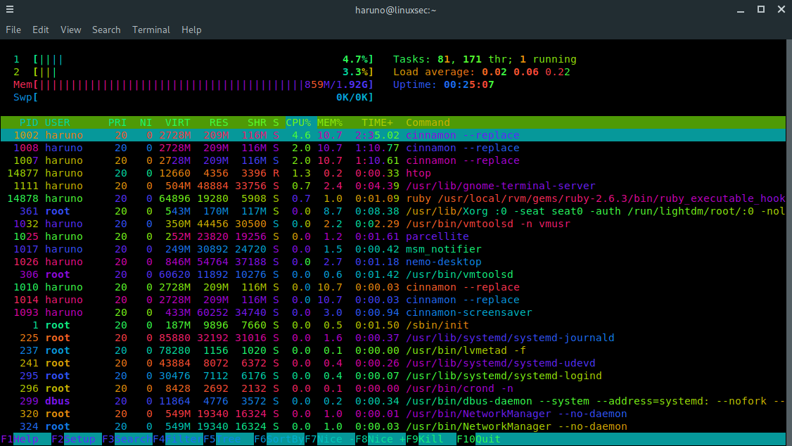 Output Warna Warni di Terminal Linux menggunakan Lolcat - LinuxSec