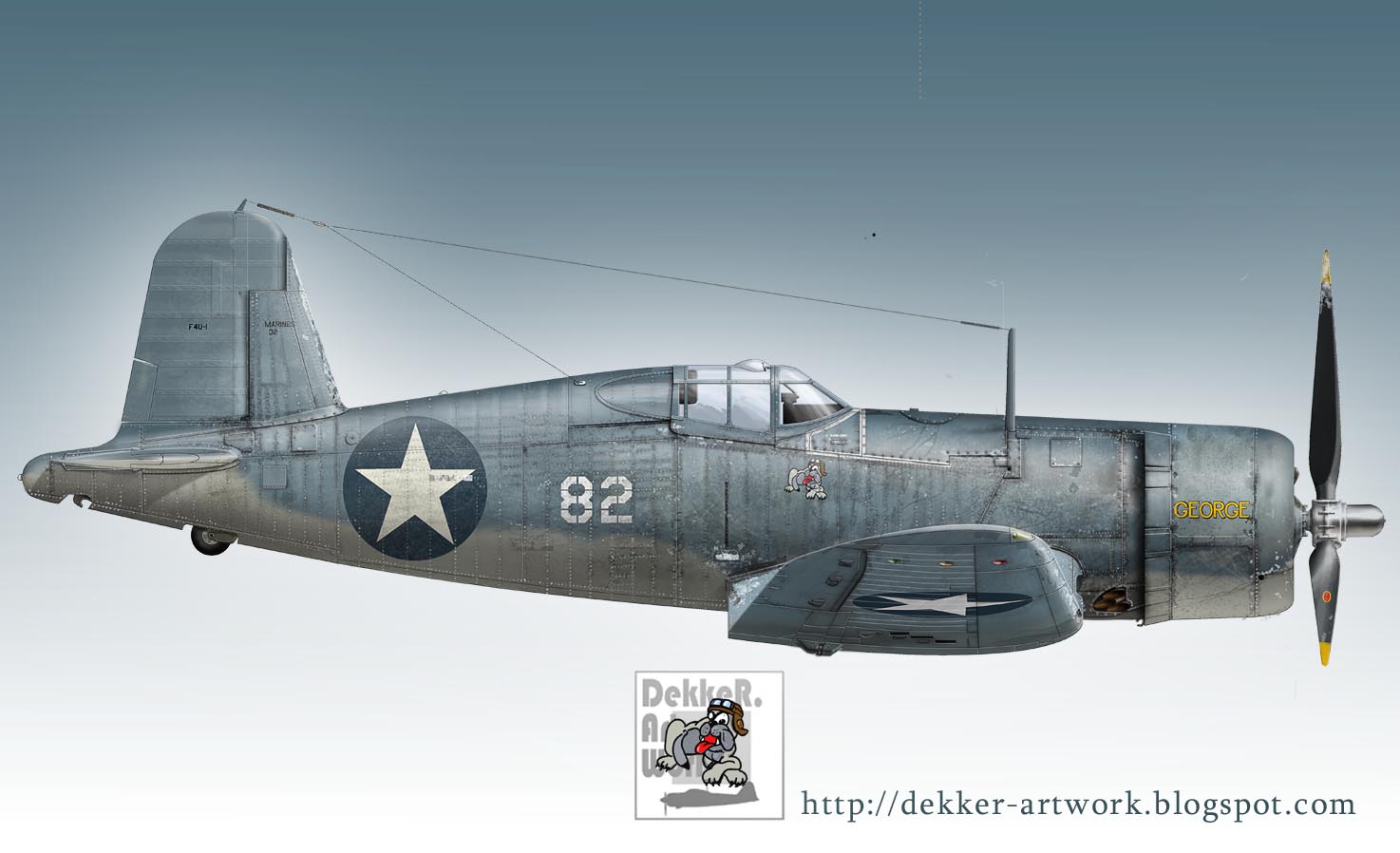 Oldsarges Aircraft Model blog: F4U drawings by DekkeR.