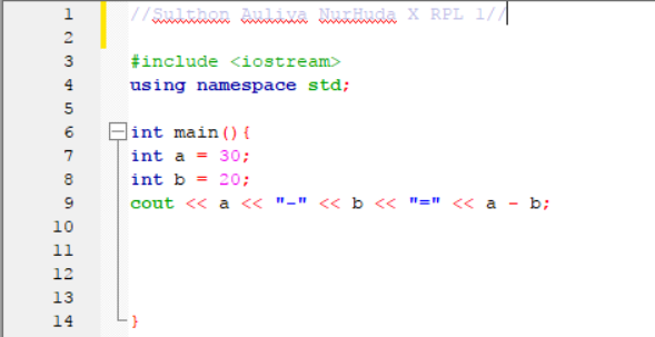 tutorial pemrograman bahasa c++ untuk pemula