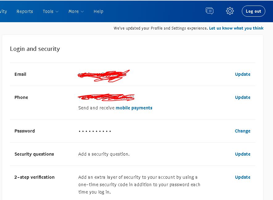 Update PayPal account (steps you should follow)