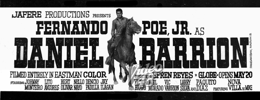 FPJ: FPJ AS "DANIEL BARRION" (1964 & 1968)