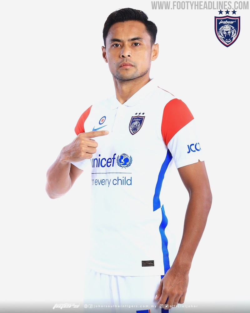 Johor Darul Ta'zim 2021 Home & Away Kits Released - Footy Headlines