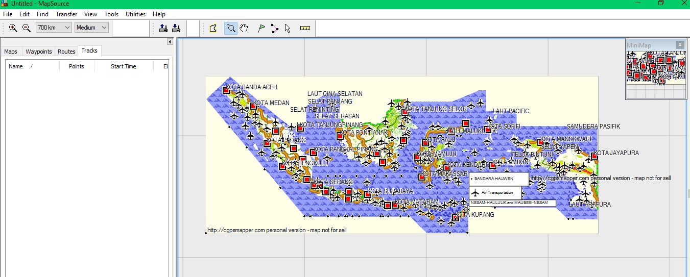 Mapsource Installeren