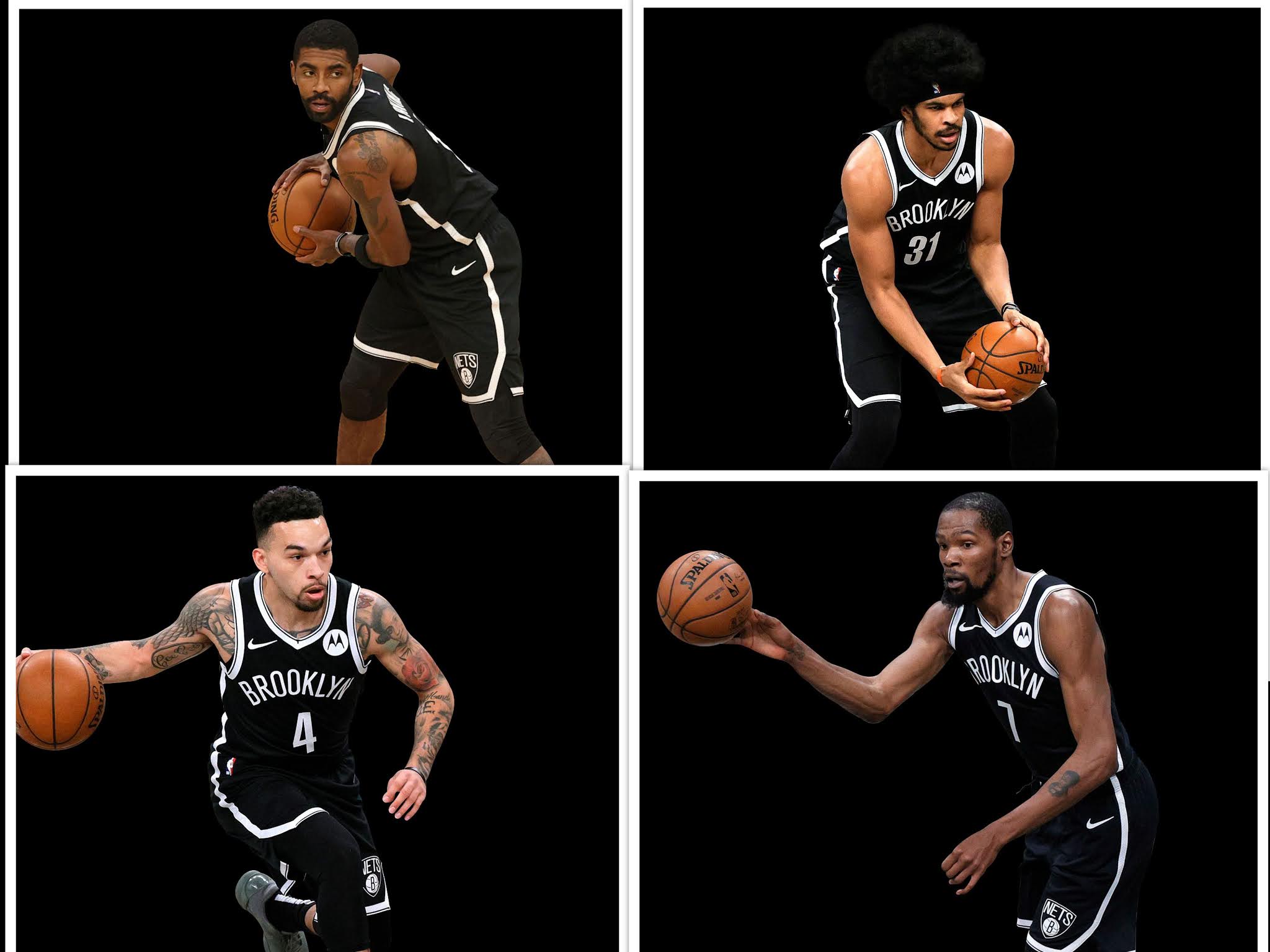 Brooklyn Nets Updated Portraits By raul77