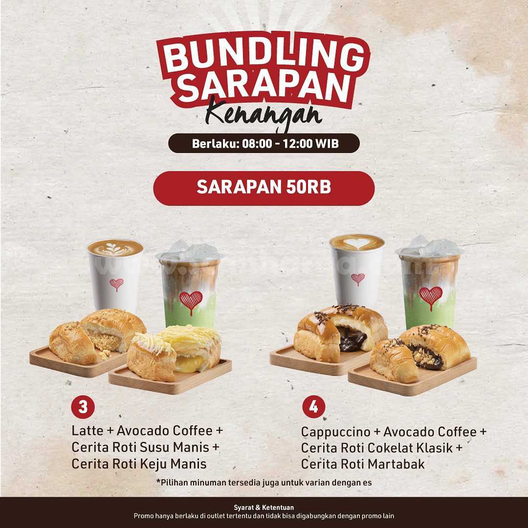 Kopi Kenangan Promo Bundling Sarapan harga mulai Rp 25 Ribuan - scanharga