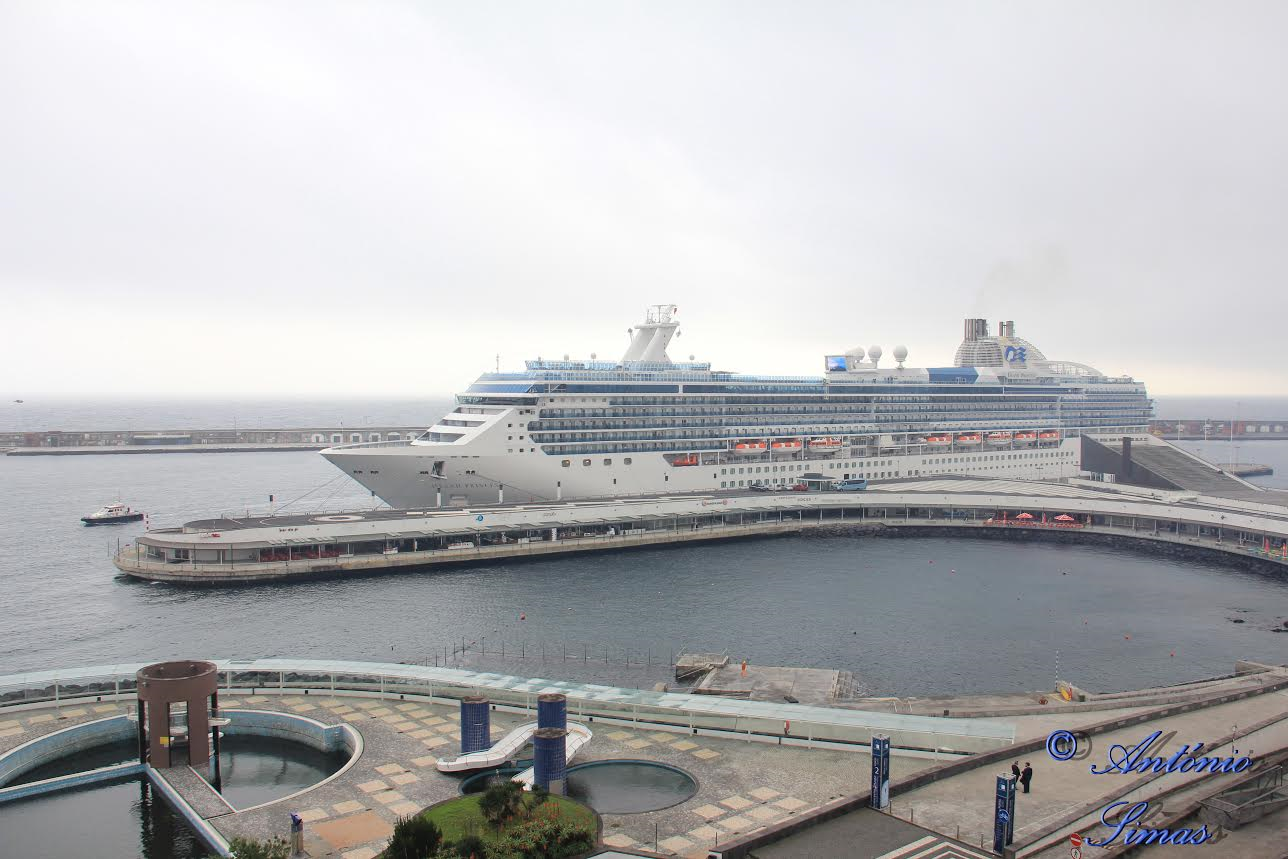 Sergio@Cruises: Estreia do Island Princess em Ponta Delgada, Açores
