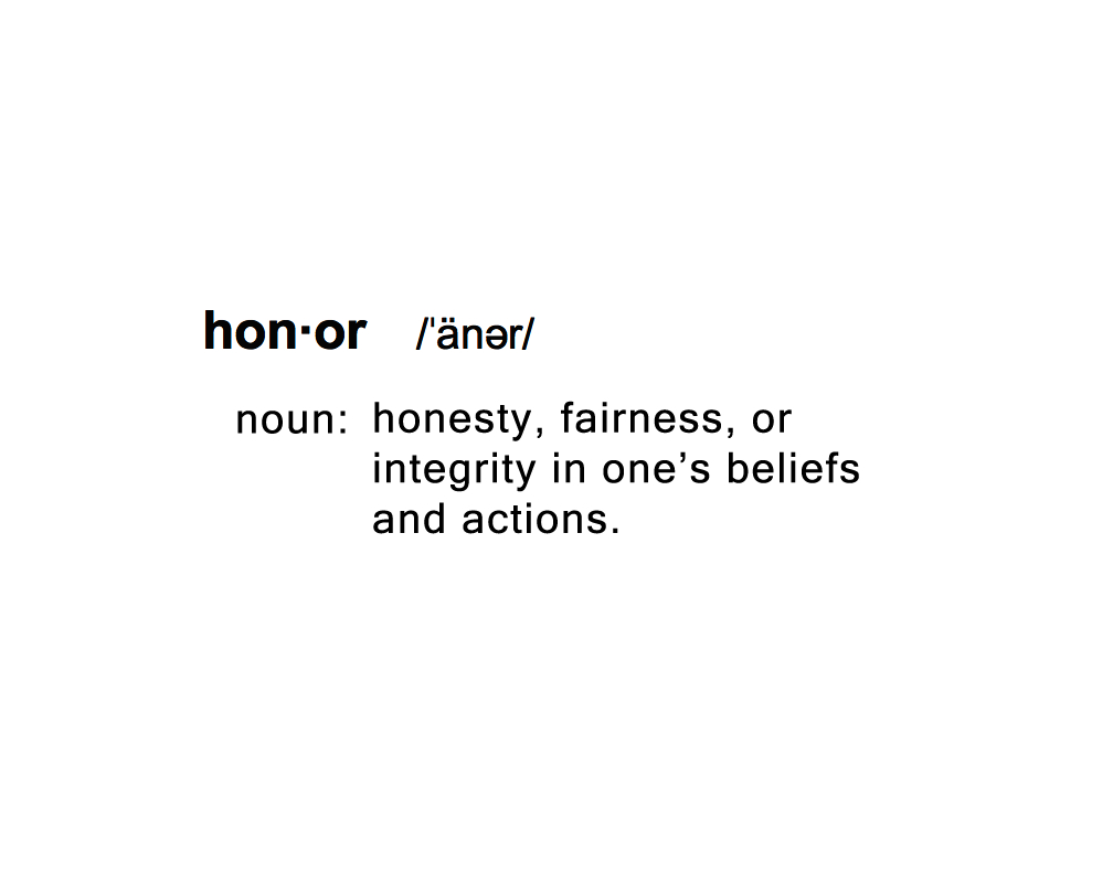 Motivational Moment: Choose Honor...Jonathan Lockwood Huie