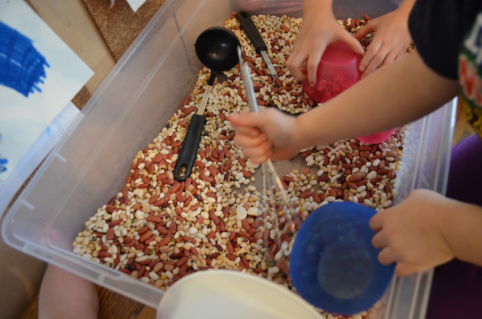 Play to Learn and Live to Play: Bean Sensory Bin