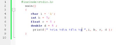 Belajar Bahasa C Tipe Data Dasar | belajar coding