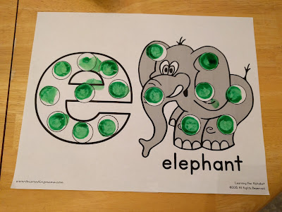 Sweetening the Small Stuff: Preschool Lesson: Letter "E"