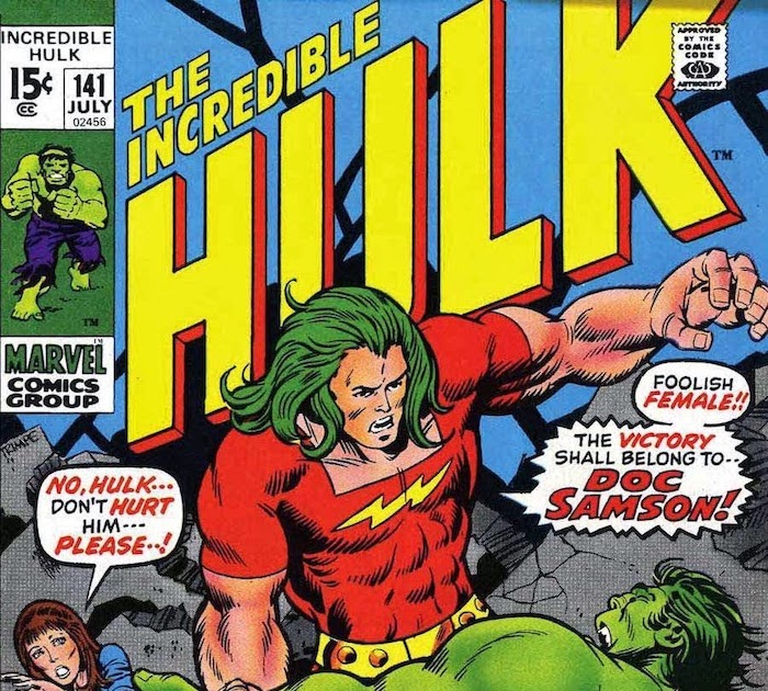Incredible Hulk v2 #141 - 1st Doc Samson - Pencil Ink