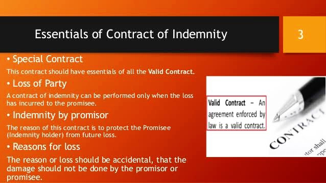 Contract of Indemnity | Definition, Essentials and Rights with Examples?