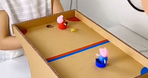 How to Make a Cardboard Soccer Table | DIY toy for kids - Science ...
