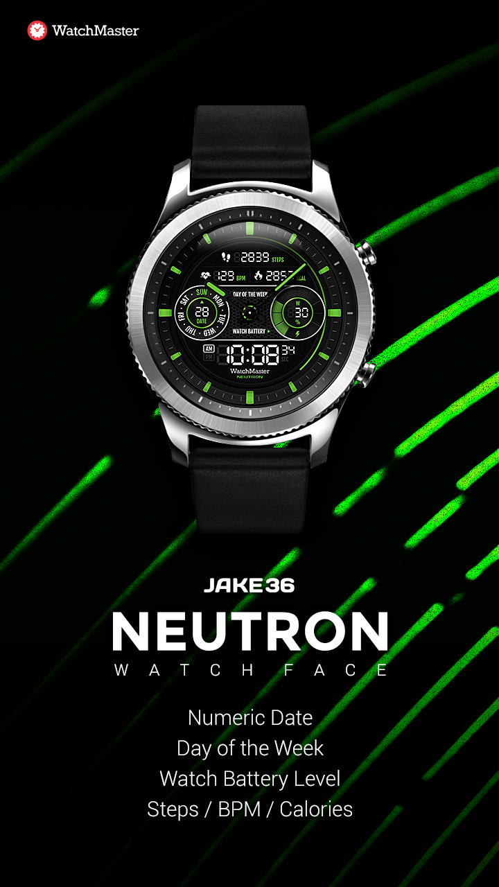WatchMaster : Design your time: Exclusive watchfaces for Gear S3 : Real Watch becomes Smart