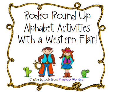 Preschool Wonders: Rodeo Round Up! {With a Freebie}