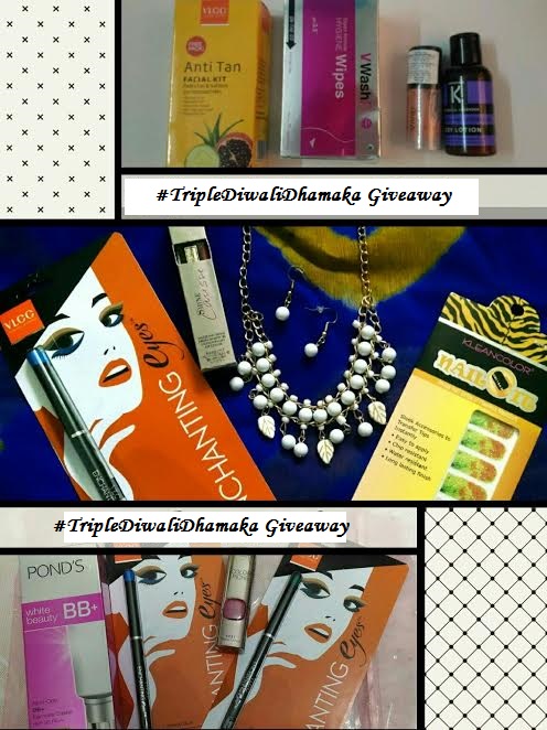Alive n Kicking: Triple Diwali Dhamaka giveaway with my favourite ... Alive n Kicking: Triple Diwali Dhamaka giveaway with my favourite ...