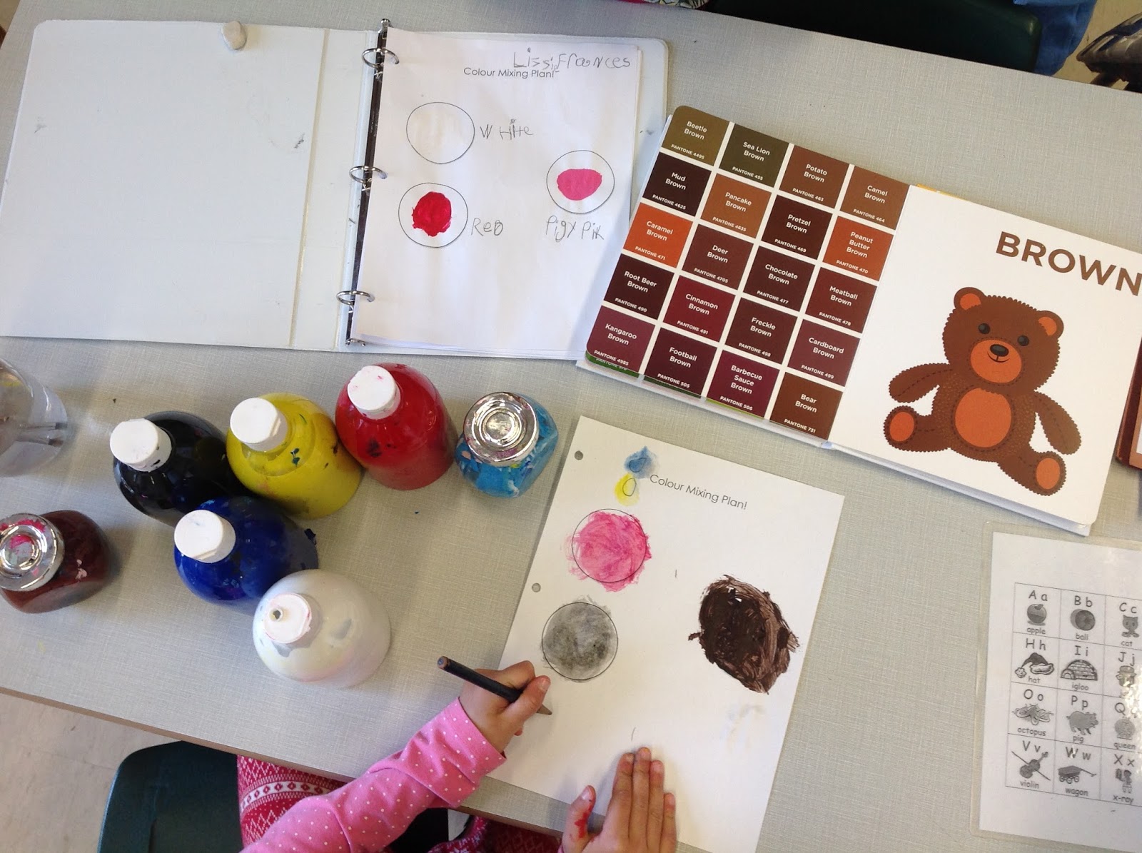 Wonders in Kindergarten: Our colour mixing journey: "We have skin ...