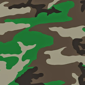 Woodland Camo Pattern Stencil