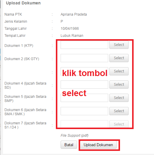 Cara Verval PTK di Web Vervalptk.data.kemdikbud.go.id Tahun 2017