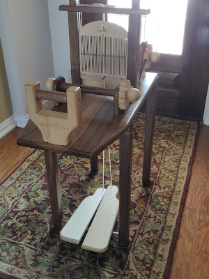 She's just a girl who creates...: Another Reproduction Treadle loom