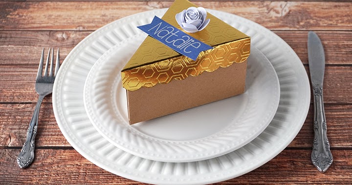 Pie Slice Box Thanksgiving Favors | artsy-fartsy mama
