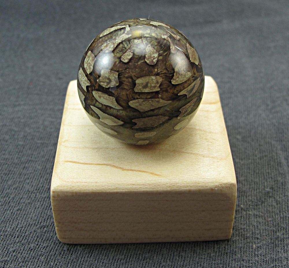 Powers Art Studio: Paperweights on Wooden Stands