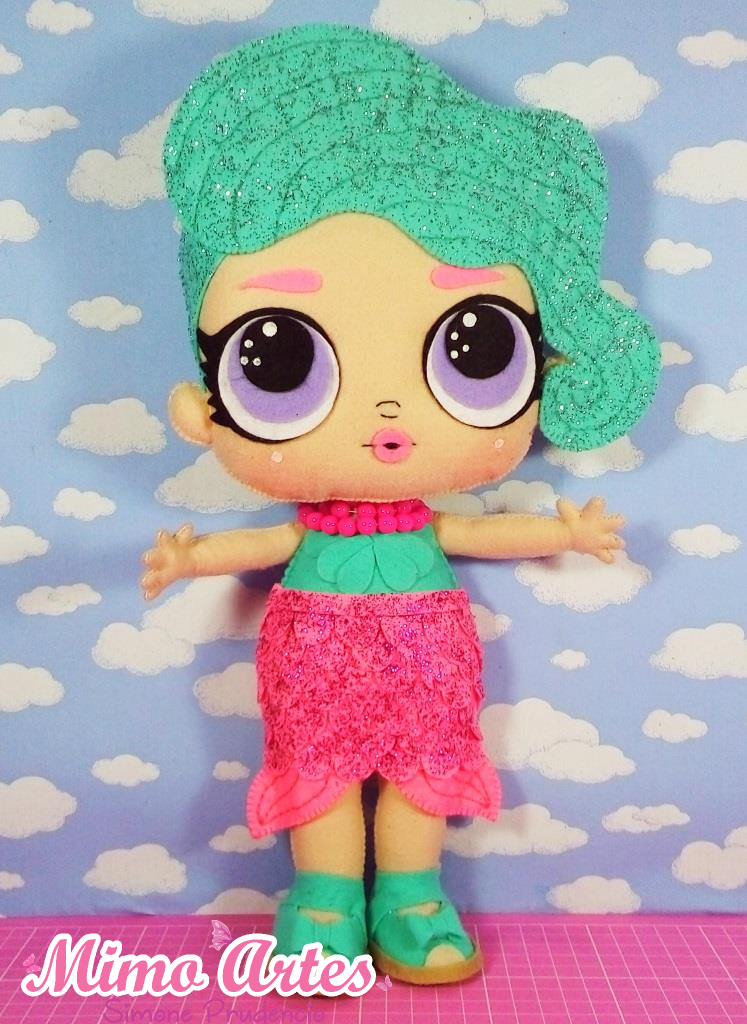 Mimo Artes: LOL Surprise Splash Queen - Lol de Feltro