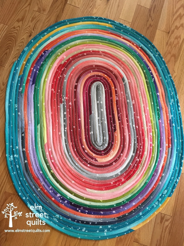 The Adventure of my Scrappy Fabric Rug | Elm Street Quilts