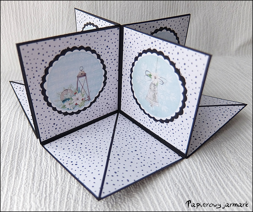 Papierowy Jarmark: Square circular pop up