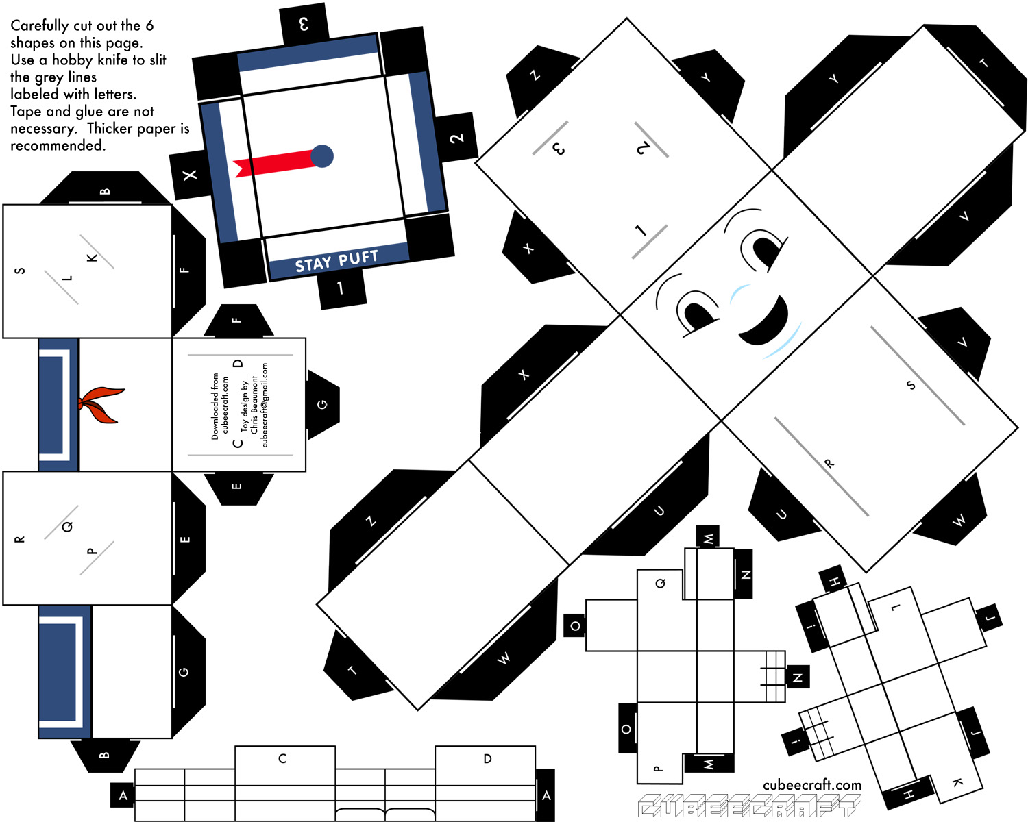 NINJA WORLD! "A Mouthful of Many Things": CUBEE CRAFT