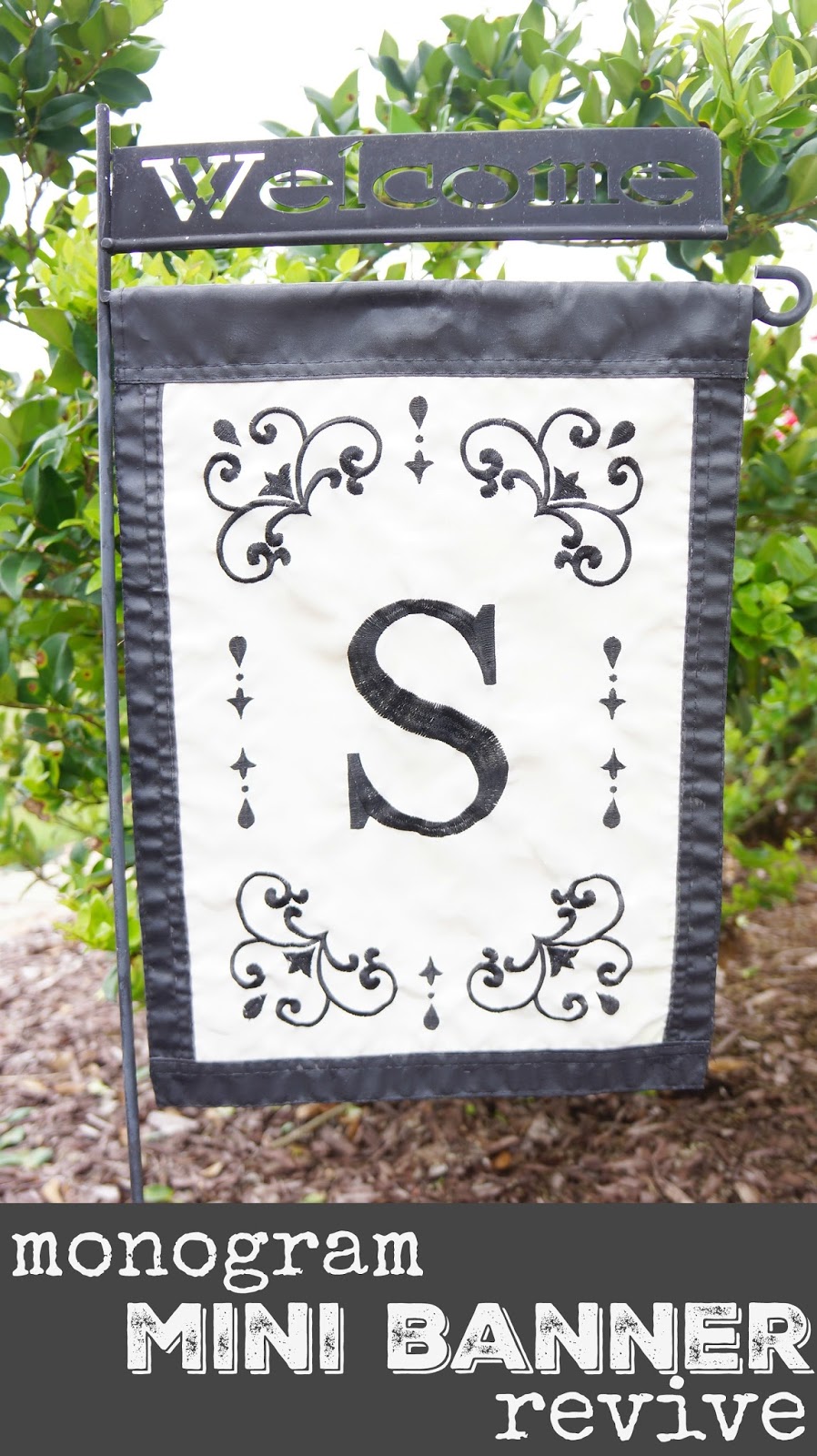 Our Gilded Abode: Monogram Mini Banner Revive