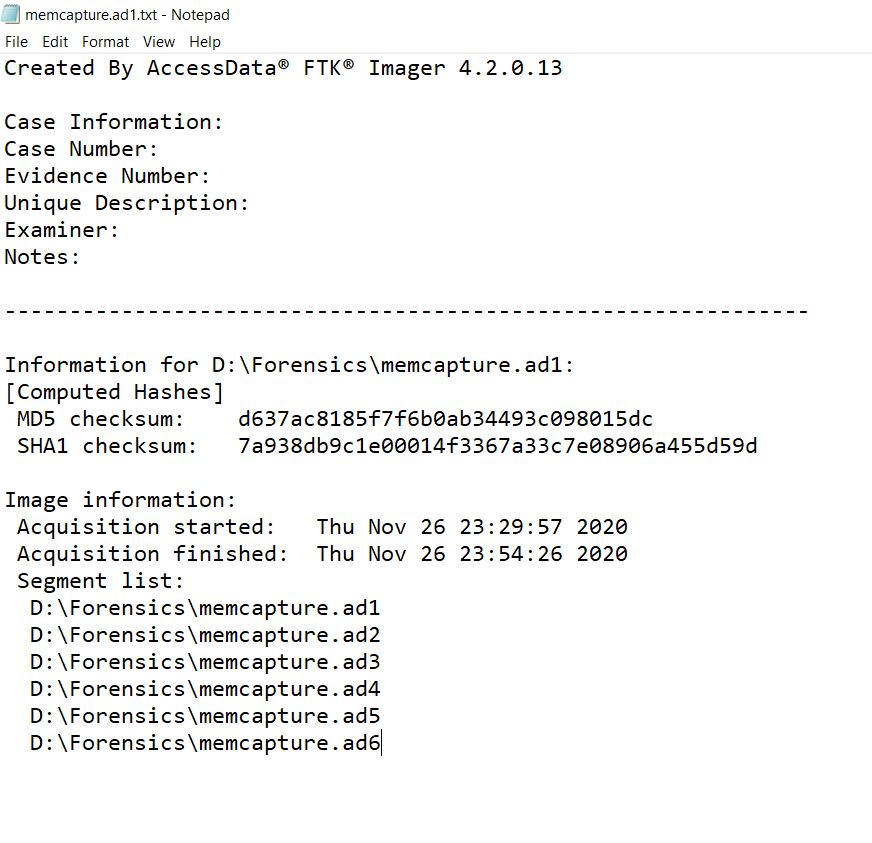 SOFTWARE EXAMPLE - FTK IMAGER