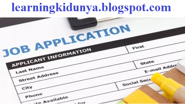 application for job