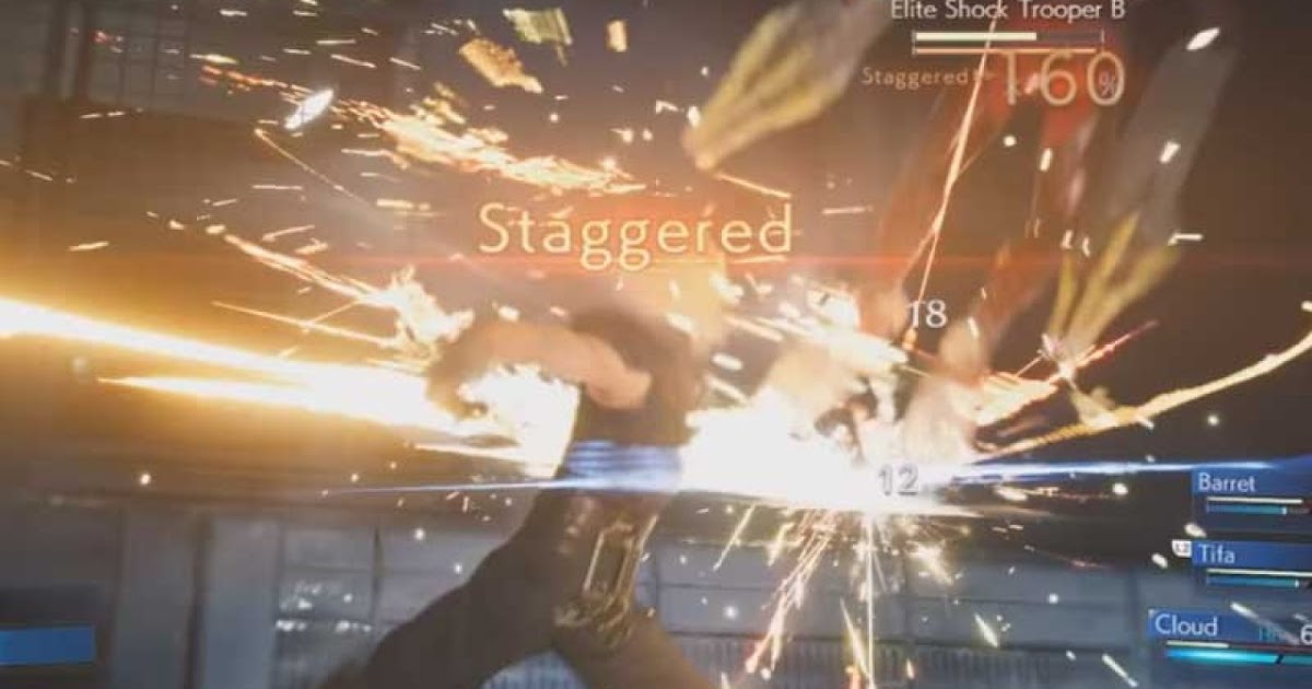 [TIPS] Final Fantasy 7 Remake : Battle Intel no.12 เพิ่ม Stagger Bonus ...
