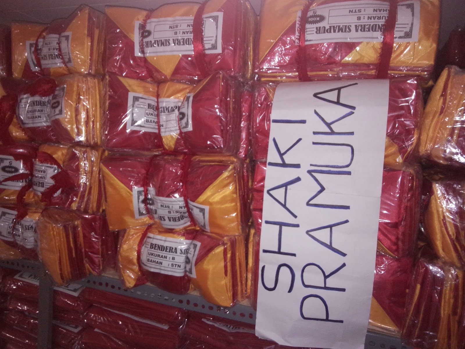 Jual Bendera Semapur dan Tongkat Semaphore | Shaki Pramuka