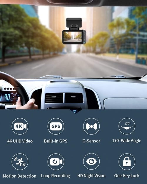 Review XTU T3 4K Dual Dash Cam Car Camera
