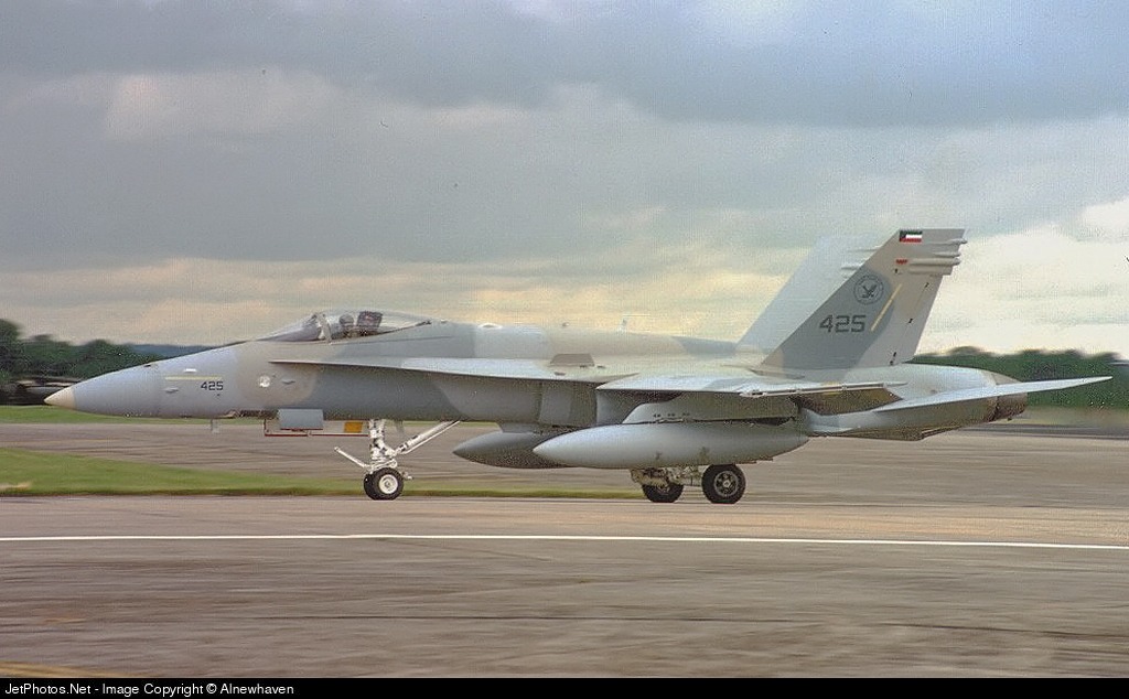 Historia y tecnología militar: Túnez, posible interés en los F-18 de Kuwait