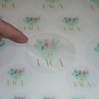 MinimandySign: Stickers en vinilo transparente troquelados