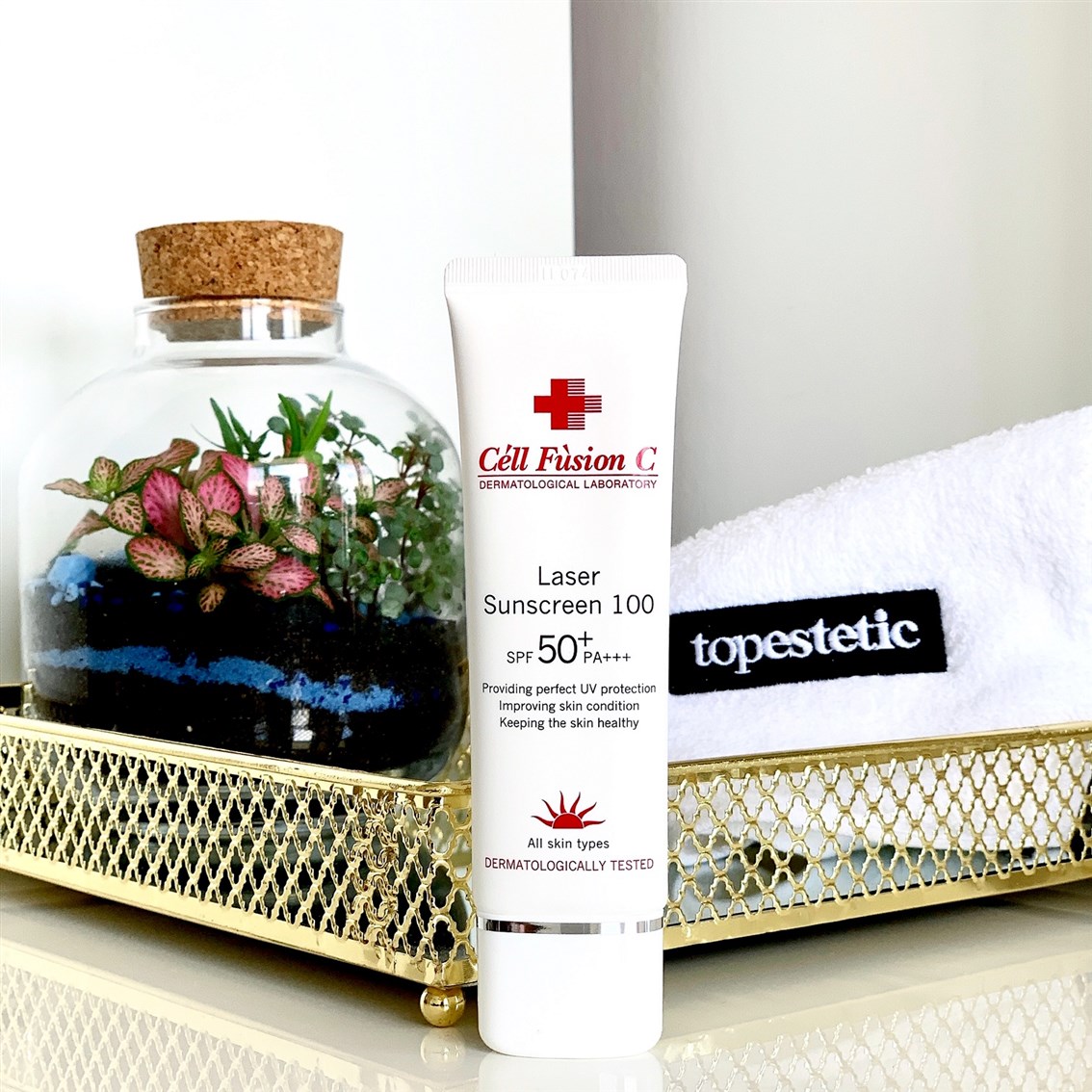 Cell Fusion C Laser Suncreen 100 SPF 50+/PA+++ i Selvert Thermal After ...