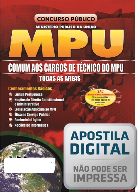 Apostilas Digitais: Apostila Digital MPU - Concurso Ministério Público ...