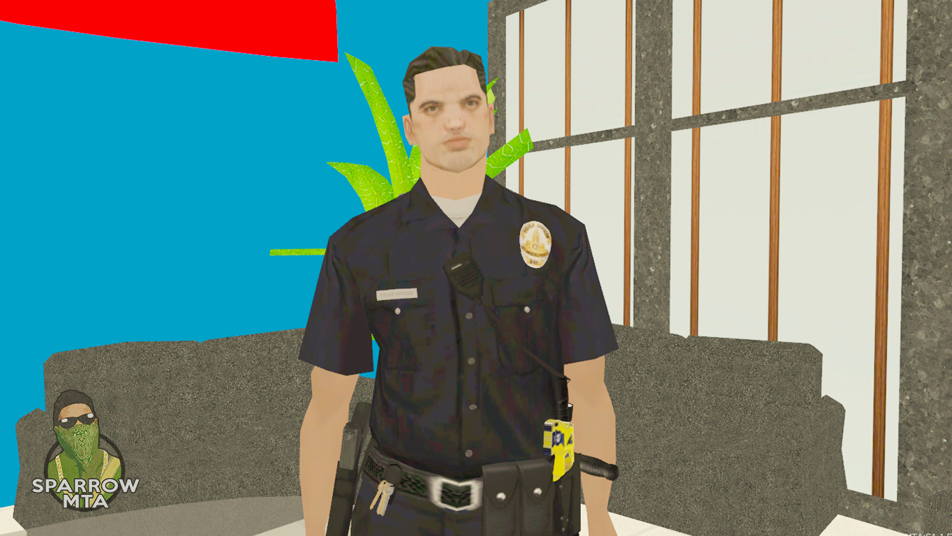 MTA SA 10 Adet Low Poly Polis Skin Scripti